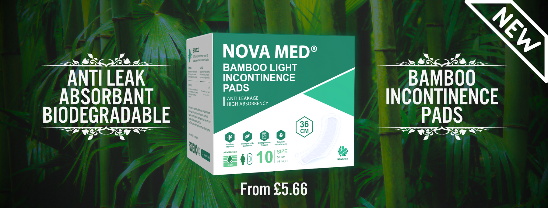 Novamed Pads | Adult Incontinence Range Nappies, Pants and Pads