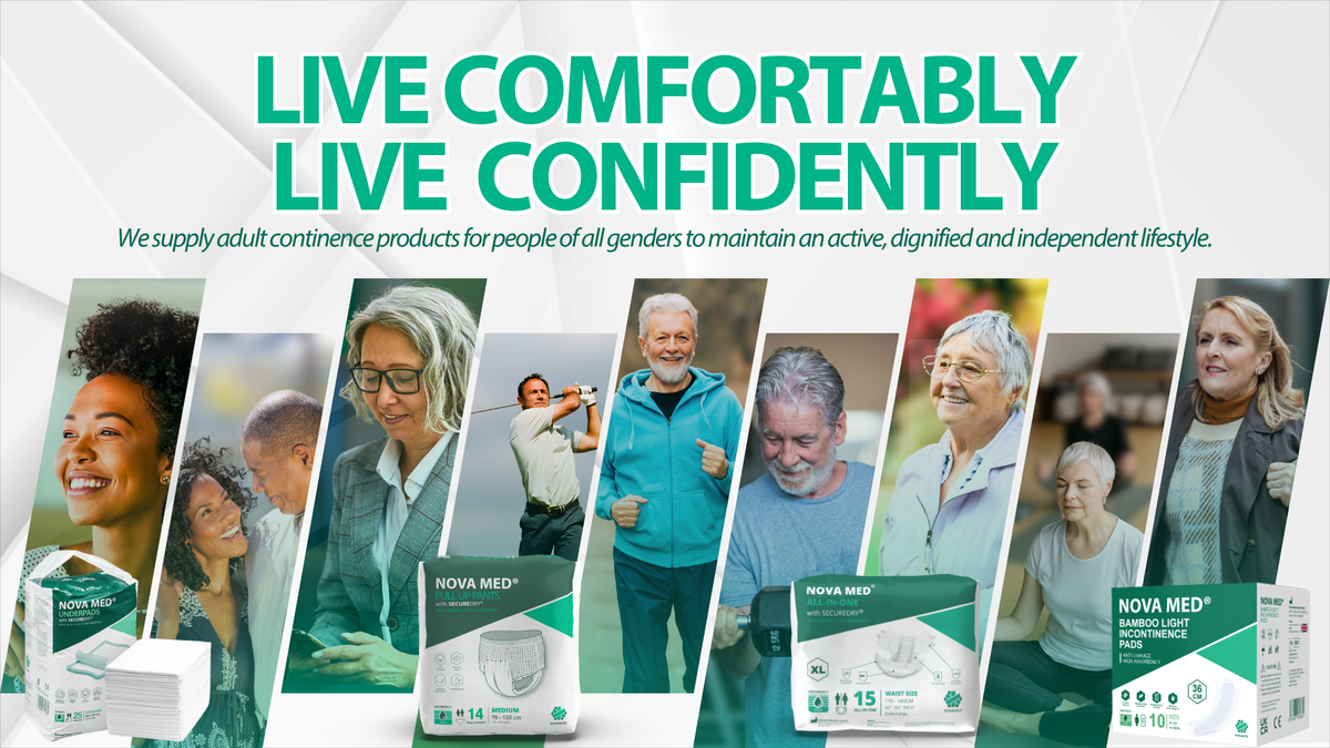 Novamed Pads | Trusted UK Adult Incontinence Pads, Pants & Bedpads